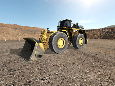 Immersive Technologies - Simulator for Cat 992K, 994H Wheel Loaders